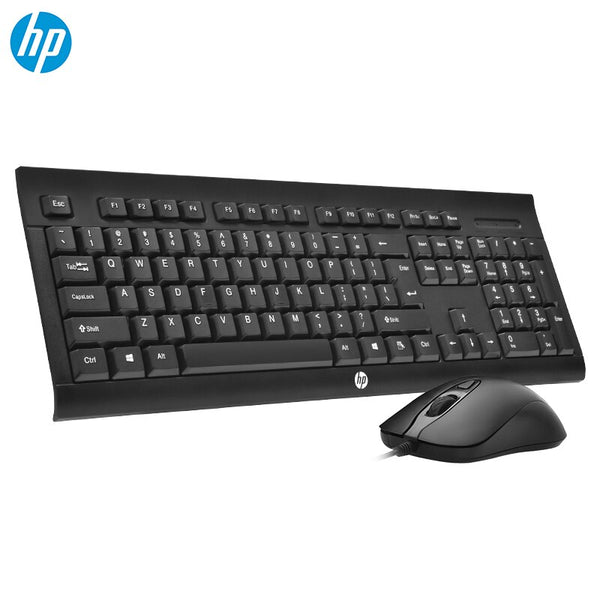 HP KM100 WIRED OFFICE KEYBOARD + MOUSE COMBO – RG Computer